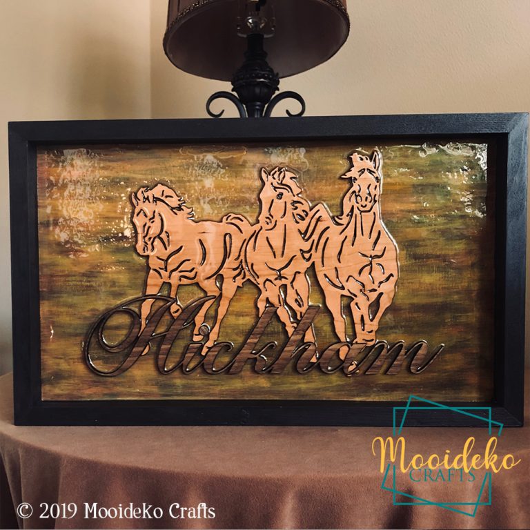 Personalized Family Name Wall Decor - Mooideko Crafts